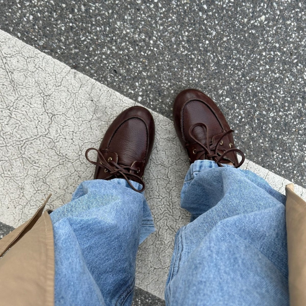 SAVANNAH LEAT – Brown Dame Sailor-Sko | Copenhagen Shoes ...